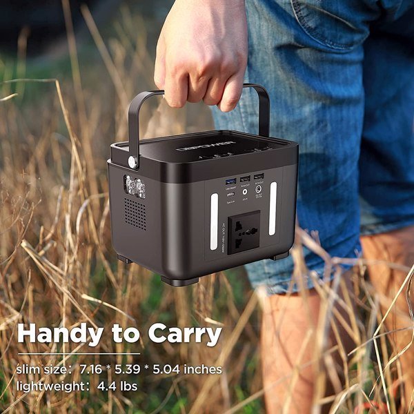 DBPOWER Portable Power Station; Peak 350W Backup Lithium Battery 250Wh ...